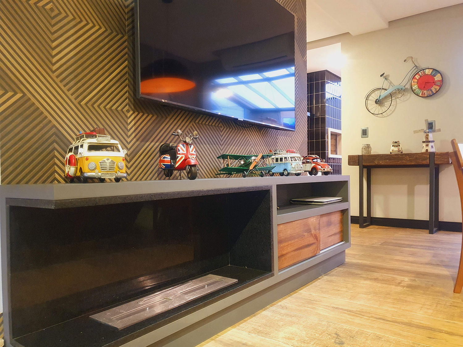 Lareira para apartamento: como trazer aconchego e design