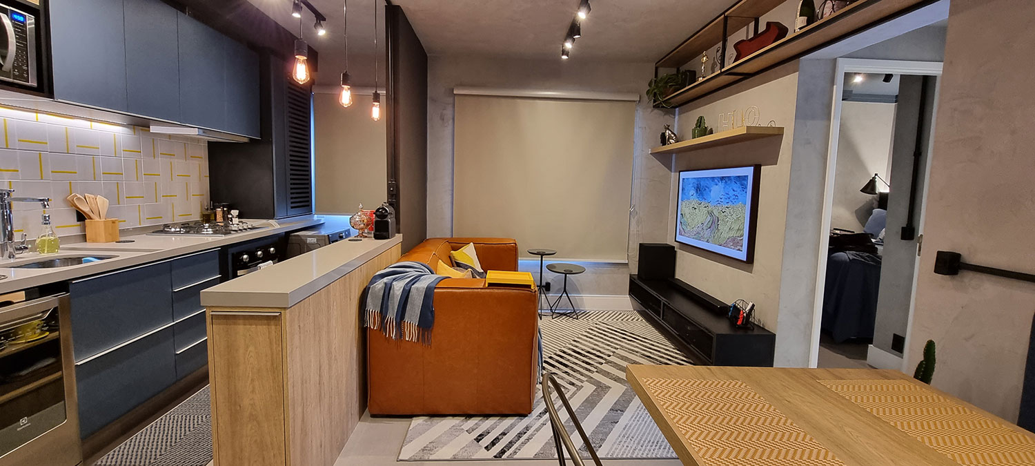 Como fazer decoração de kitnet