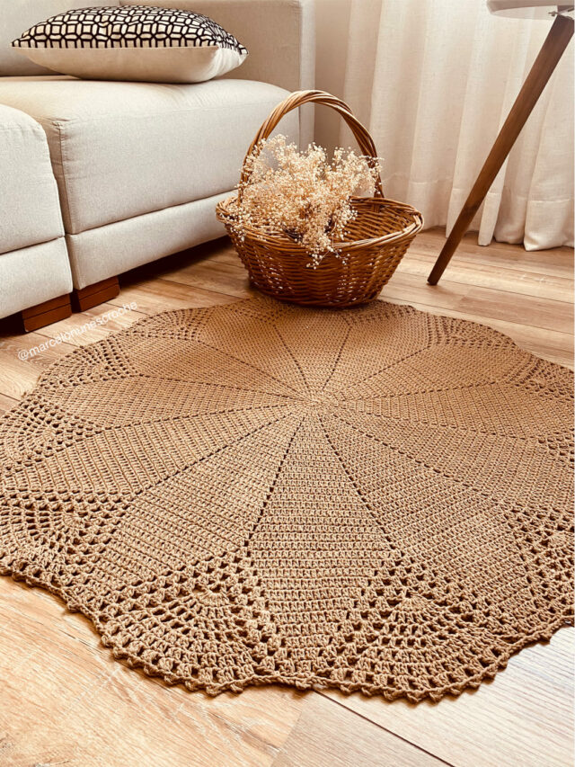 Tapete de crochê: +50 modelos e como usar na decoração - Portal Loft
